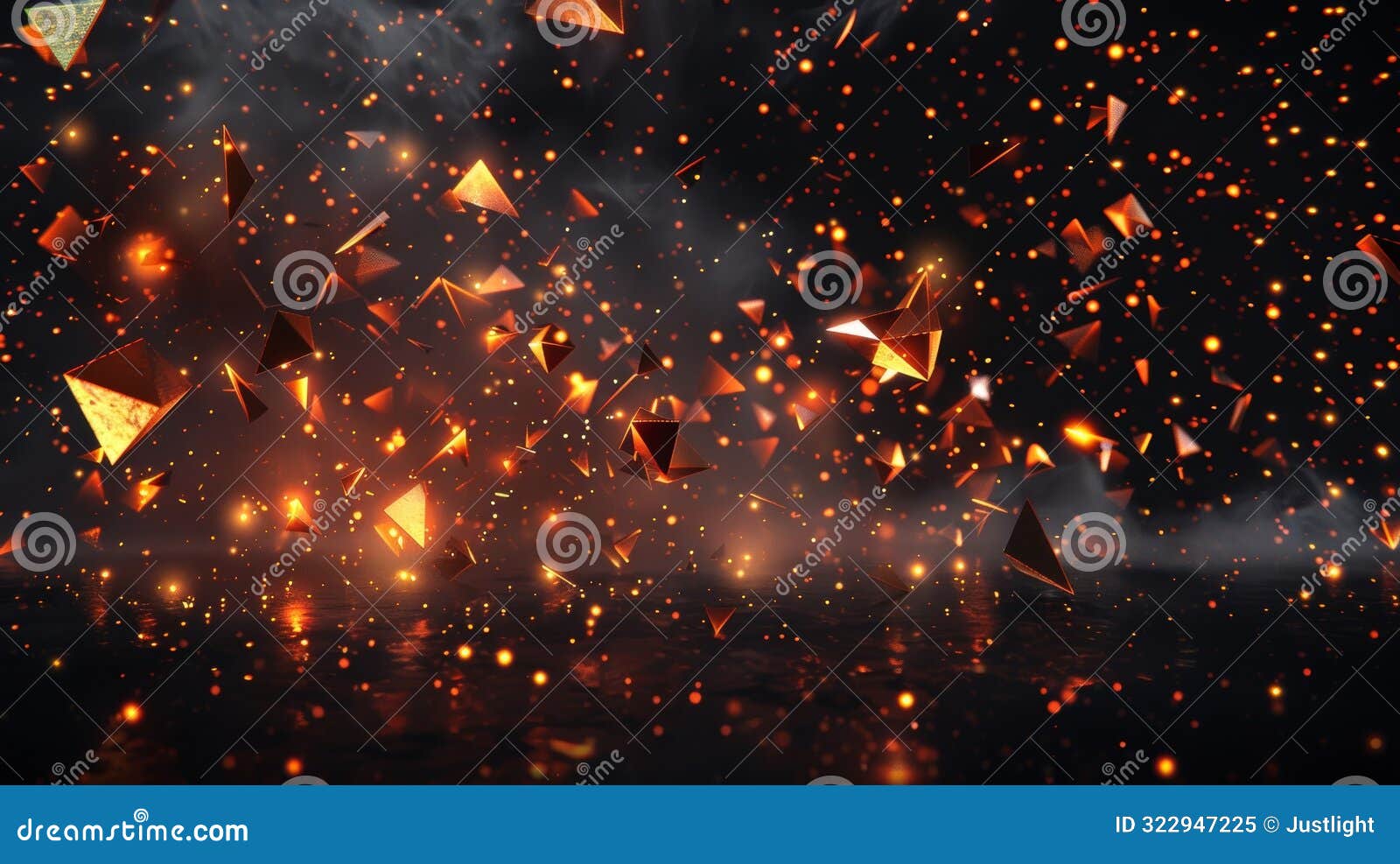 An Avantgarde Presentation of Fireworks Using Geometric Shapes To ...