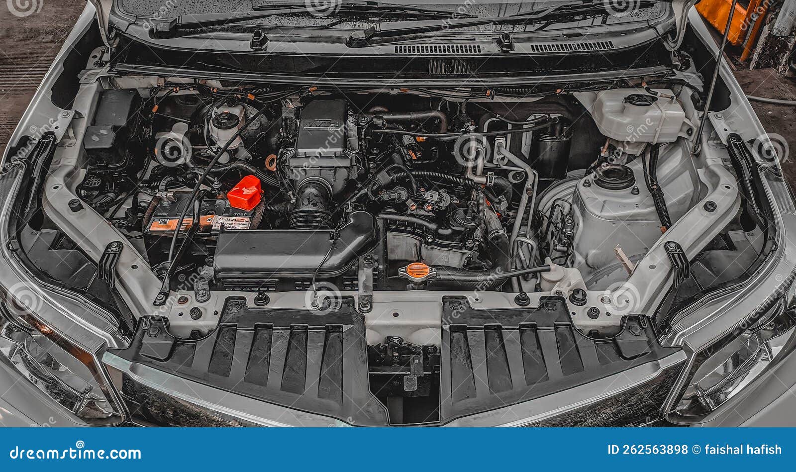 Avanza Car Engine in 2016 Black Editorial Stock Photo - Image of engine ...