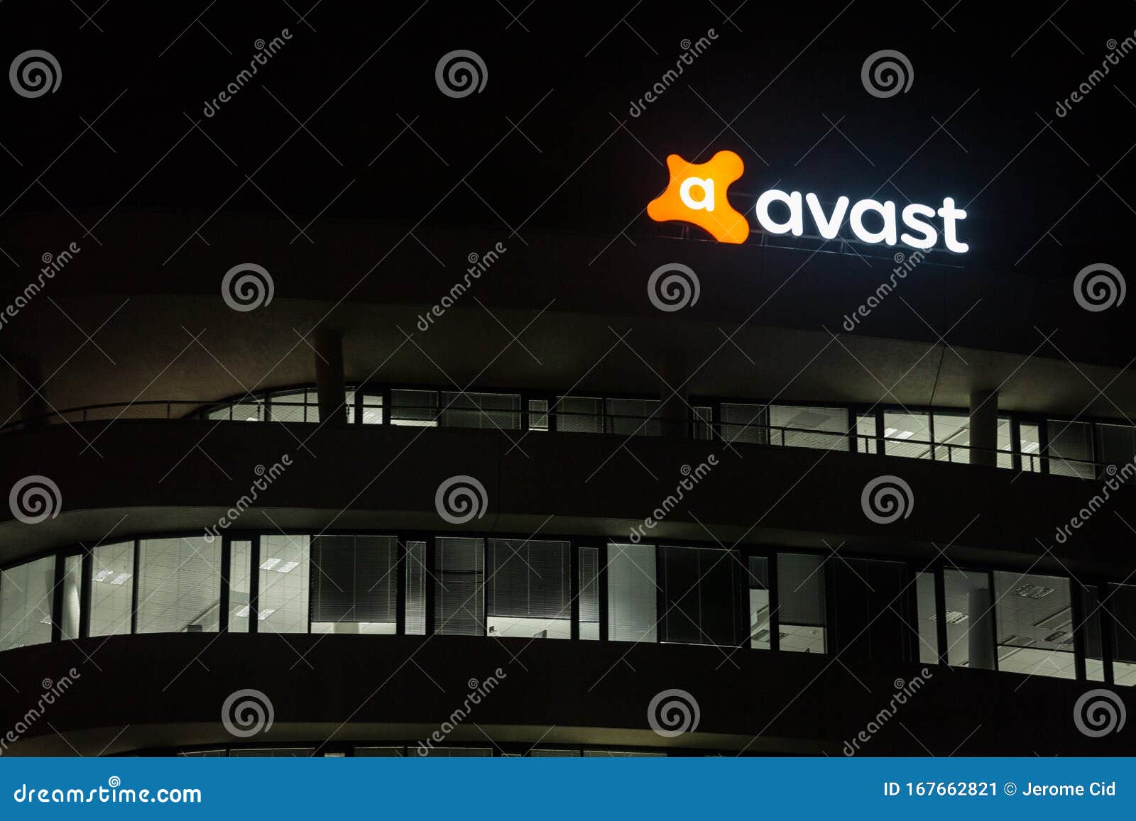 Avast Logo in Front of Their Main Office for Prague. Editorial Photo ...