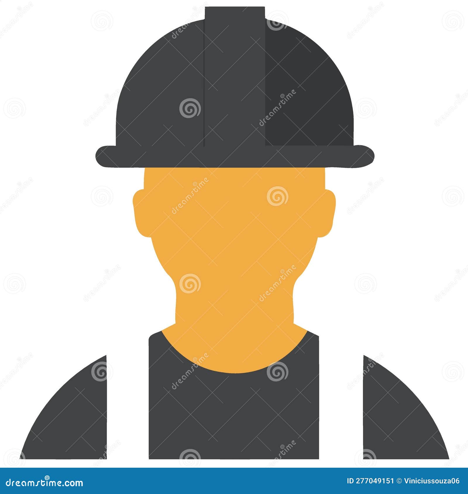 Avatar Builder Worker Man Icon Stock Vector - Illustration of avatar ...