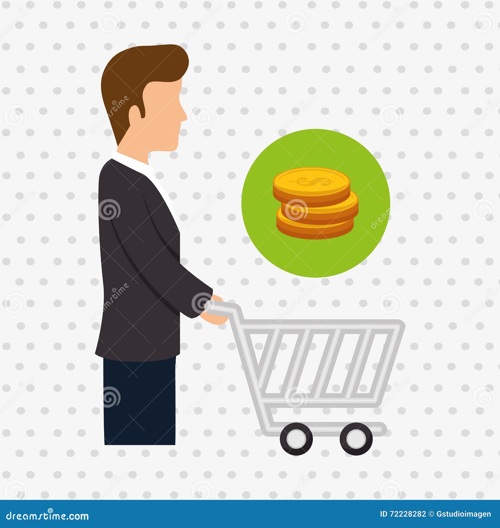 Avatar buyer design stock illustration. Illustration of symbol - 72228282
