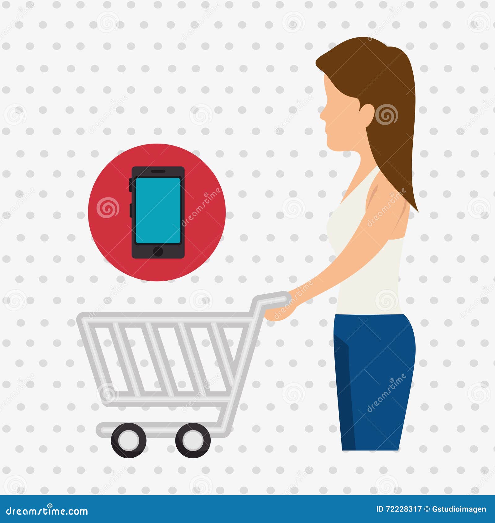 Avatar buyer design stock illustration. Illustration of sign - 72228317