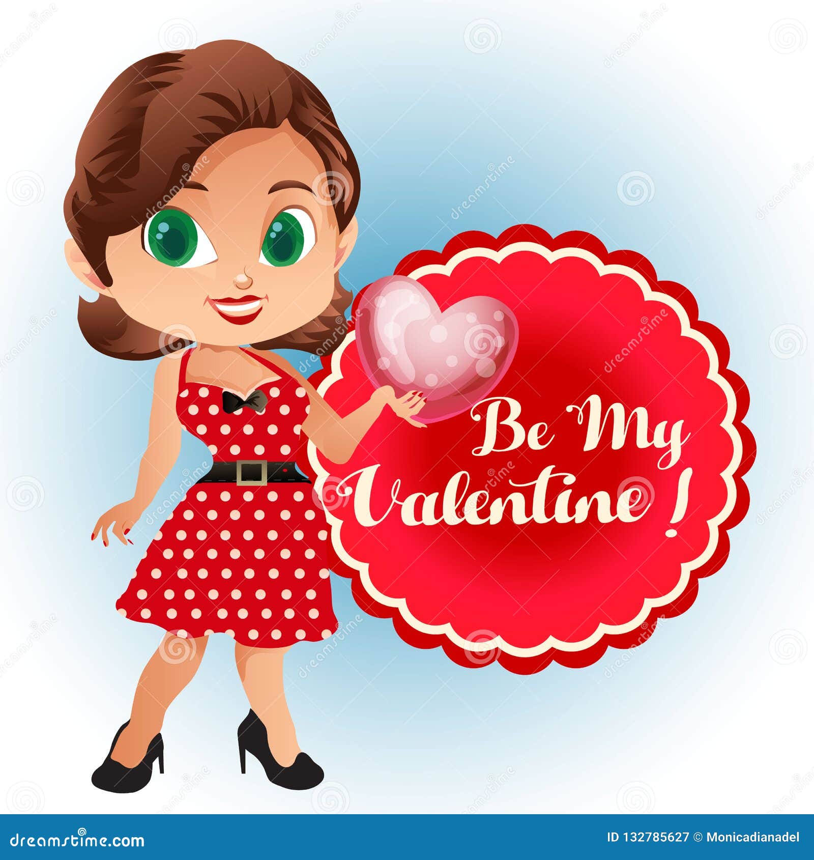 Avatar Cartoon Valentine Theme Stock Vector - Illustration of valentine ...