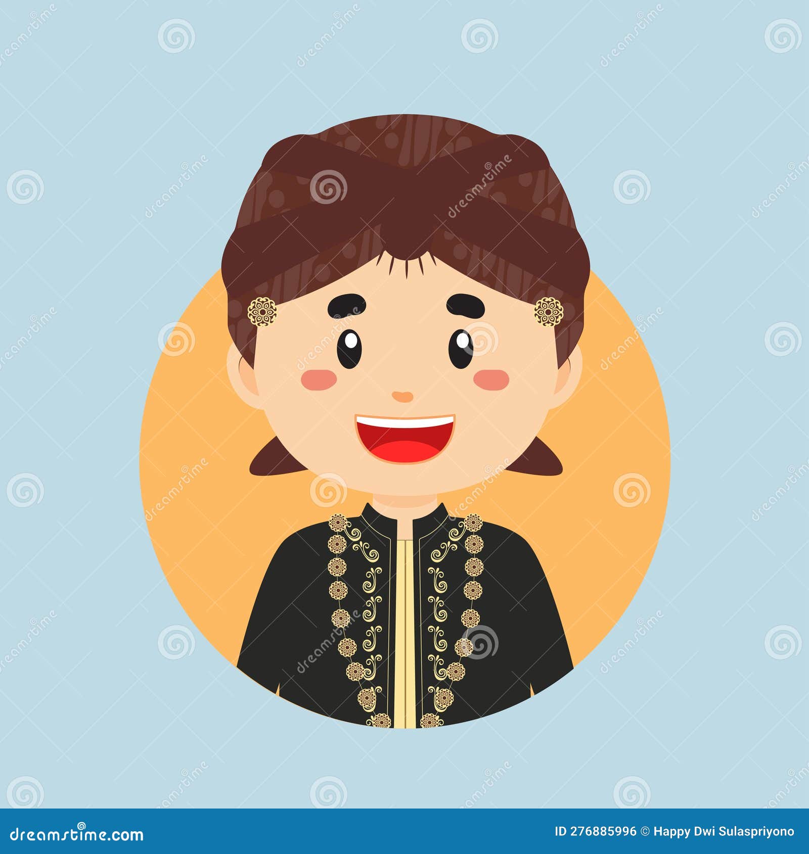 Greeting Old Java Man, At Transparent Effect Background Vector ...