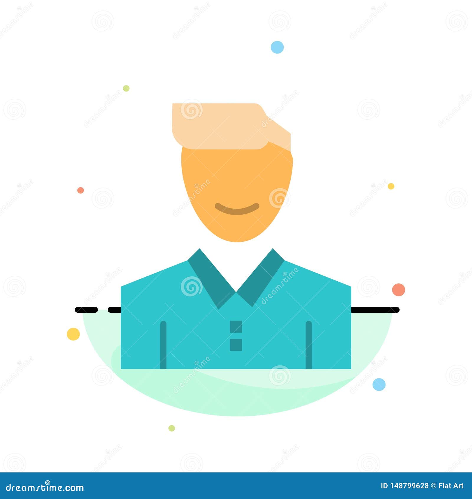 Avatar, Client, Face, Happy, Man, Person, User Abstract Flat Color Icon ... Avatar, Client, Face, Happy, Man, Person, User Abstract Flat Color Icon ...