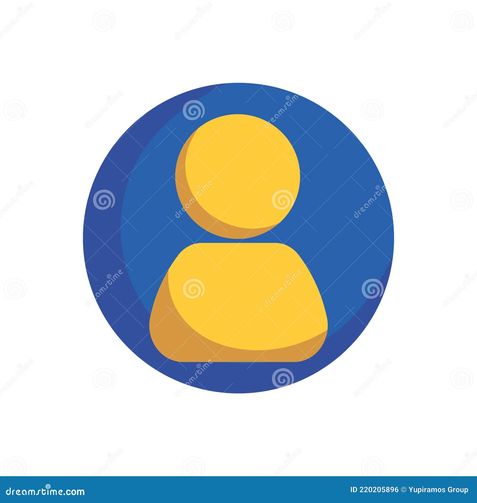 Avatar contact media stock illustration. Illustration of portrait ...