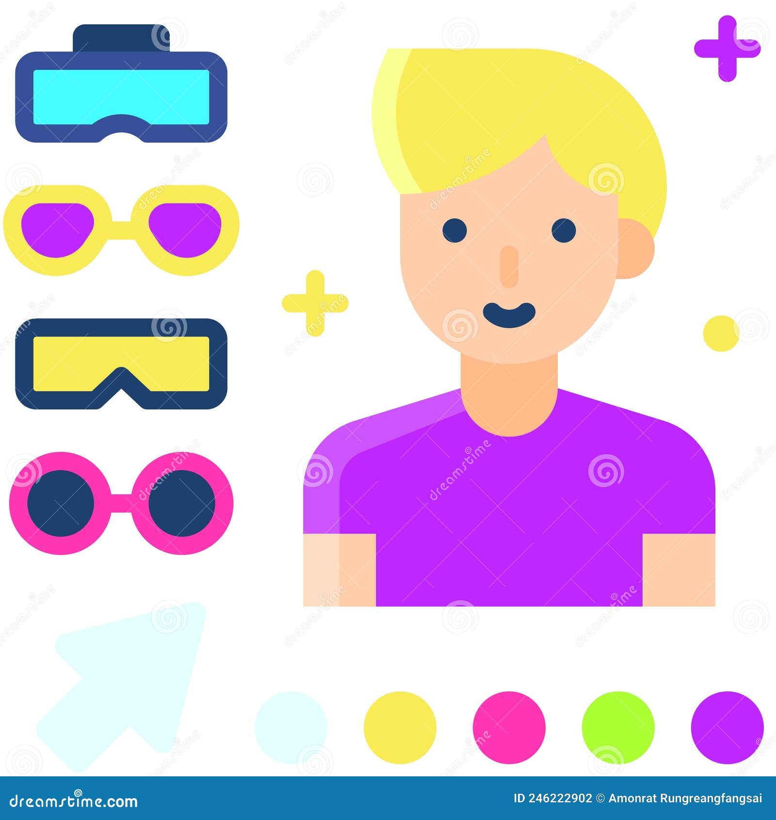 Avatar Customize Icon, Metaverse Related Vector Stock Vector ...