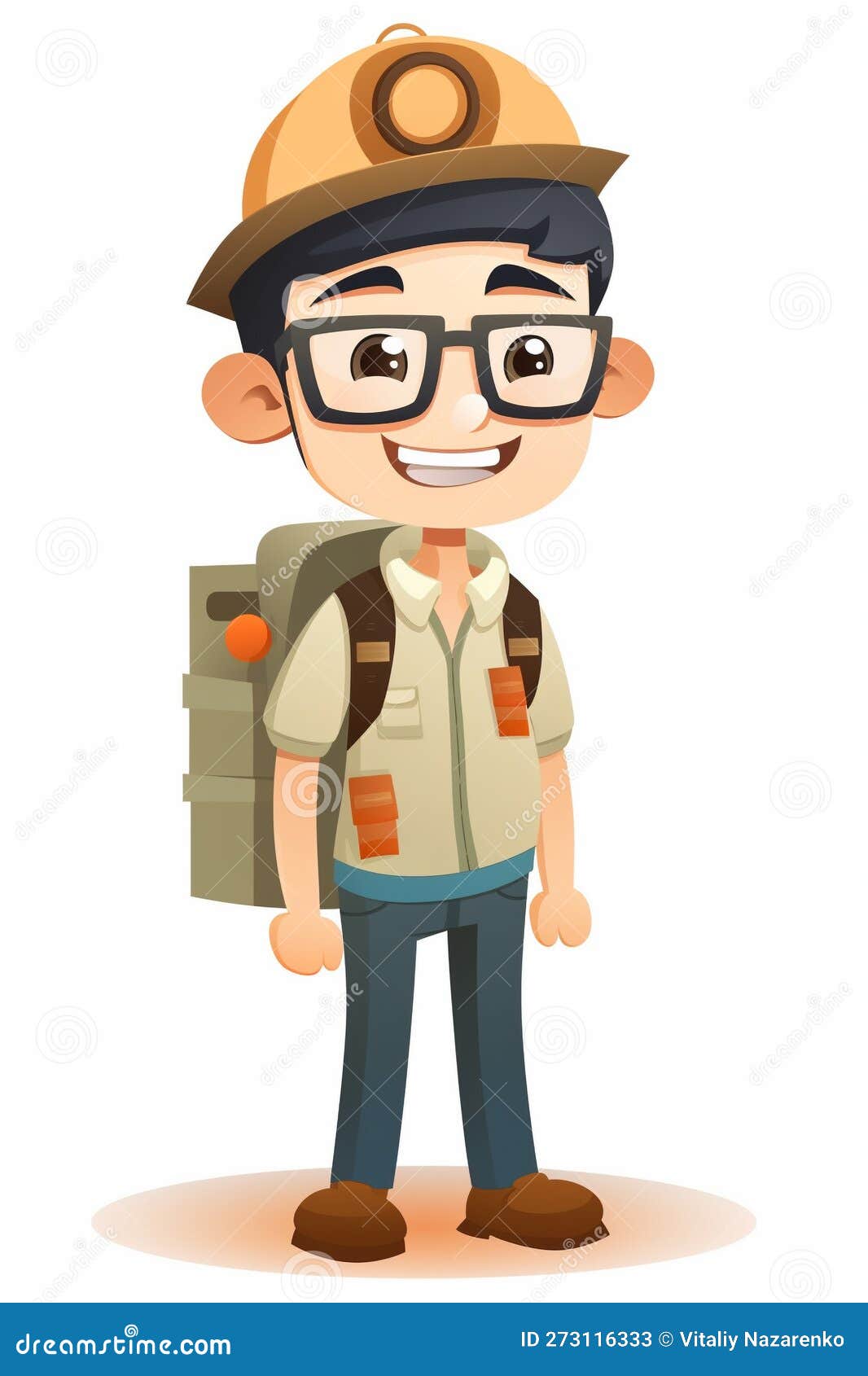 Avatar of a Cute Engineering Student. AI Generated Stock Illustration ...