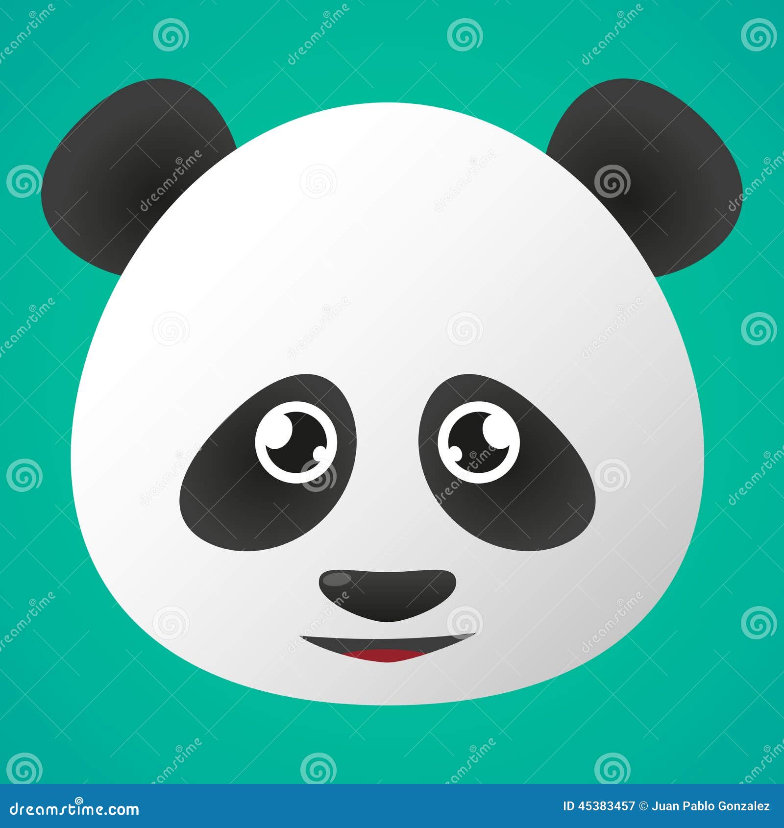 Avatar da panda ilustração stock. Ilustração de cara - 45383457