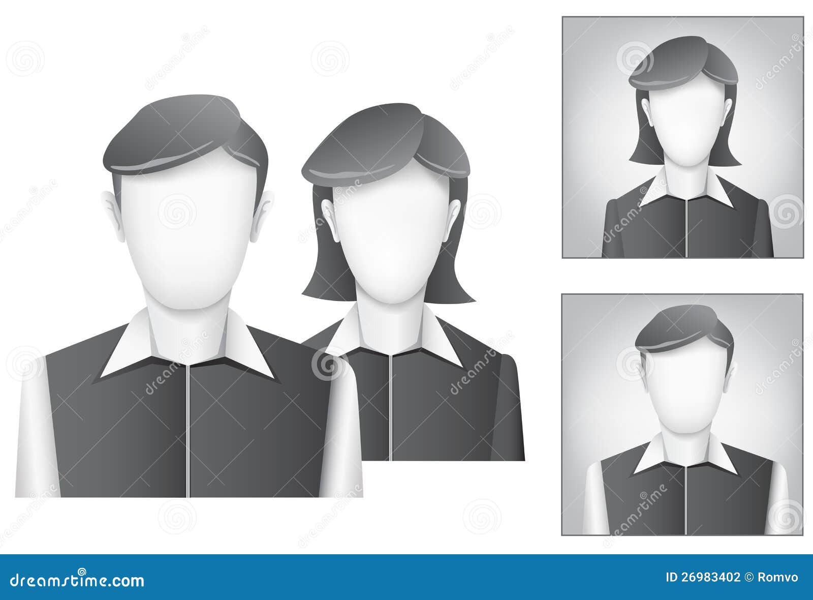 Avatar Del Valor Por Defecto Ilustración del Vector - Ilustración de ...