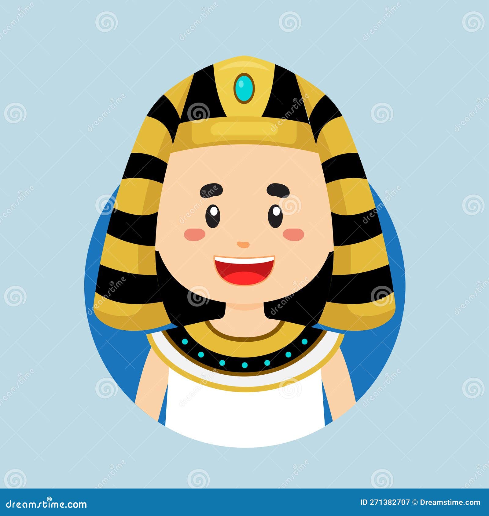 Avatar of a Egypt Character Stock Vector - Illustration of clothing ...