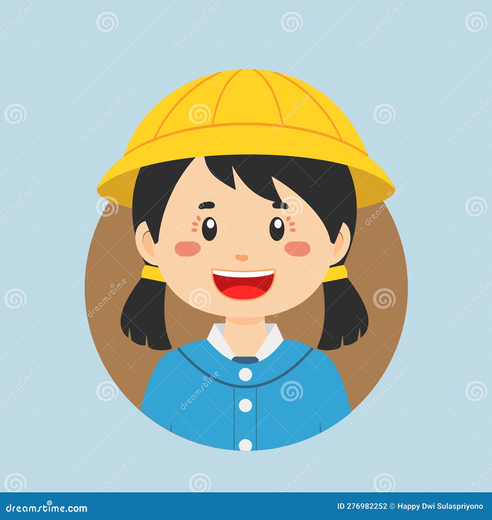 Avatar of a Elementary School Student Character Stock Illustration ...