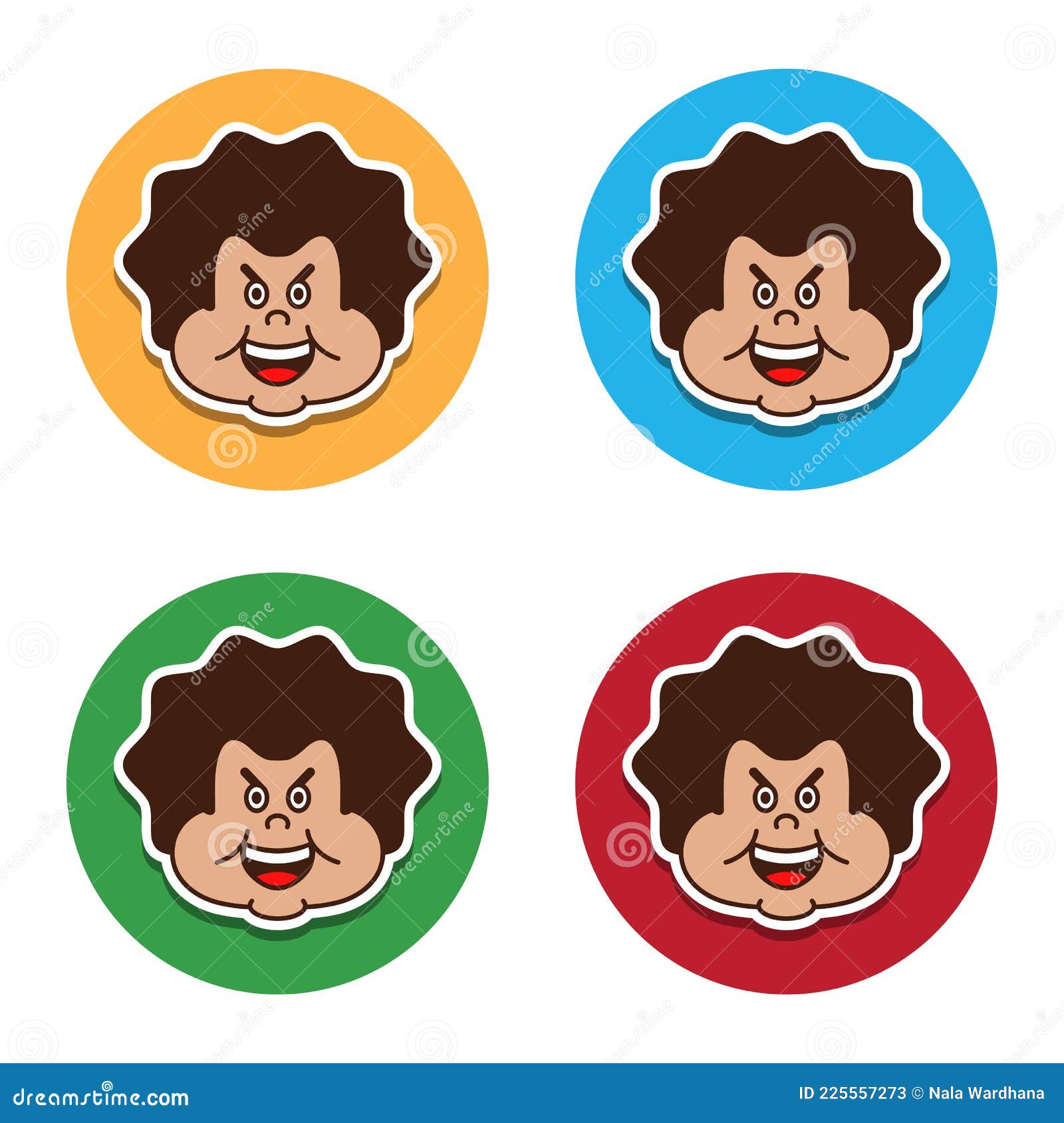Avatar of Fat Man Vector Image Stock Vector - Illustration of avatar ...