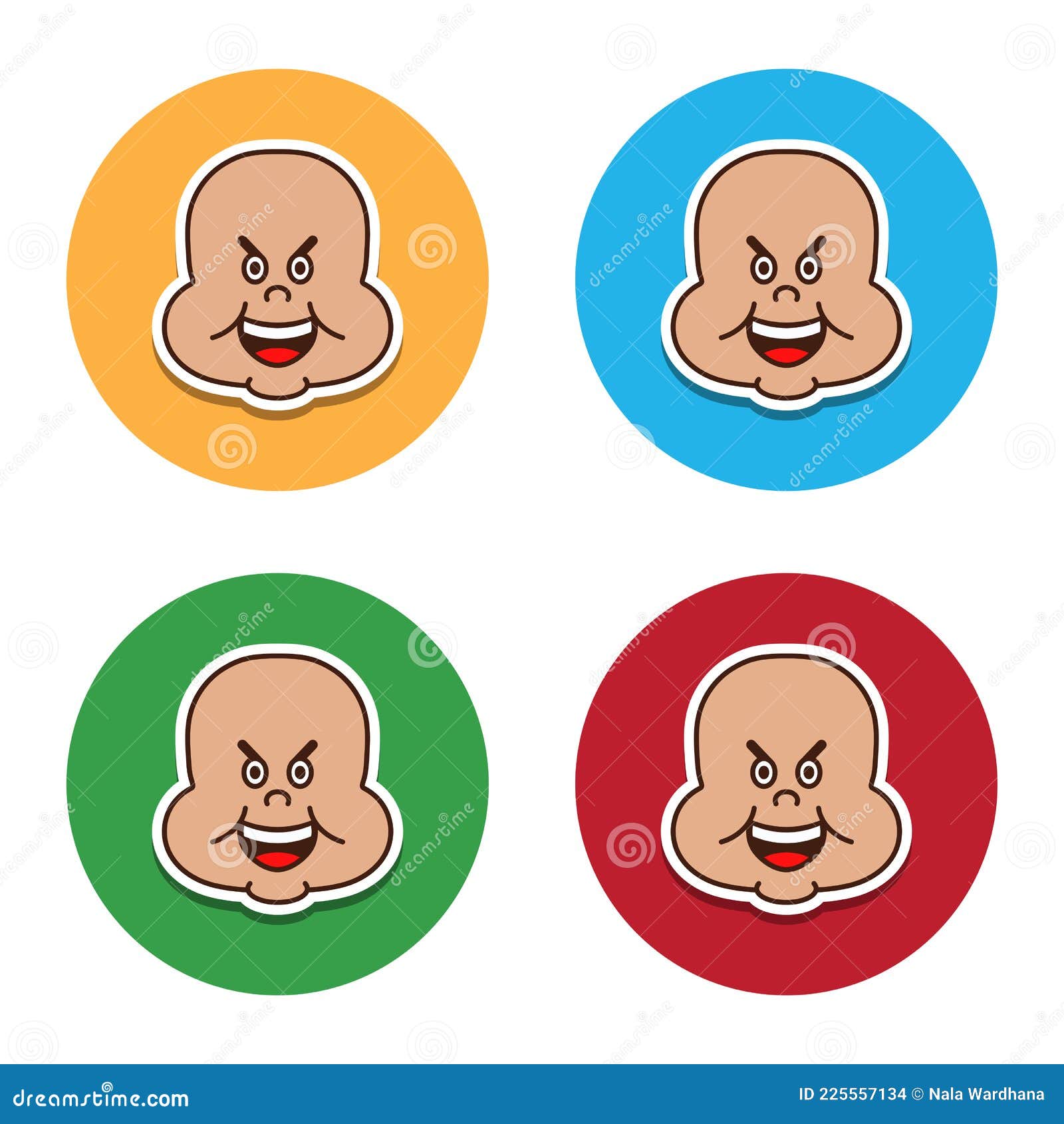 Avatar of Fat Man Vector Image Stock Vector - Illustration of cartoon ...