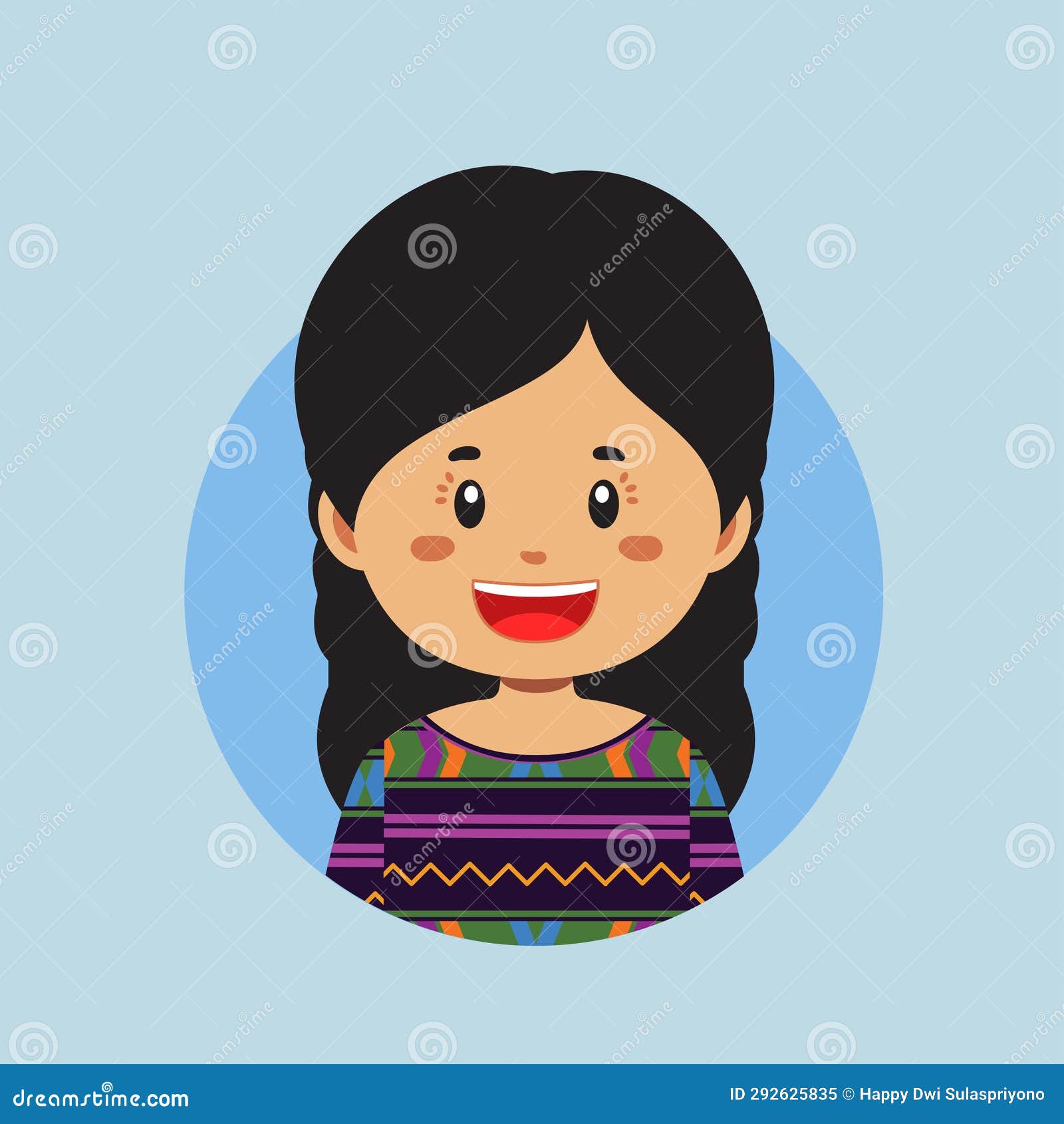 Avatar of Guatemala Character Stock Illustration - Illustration of ...