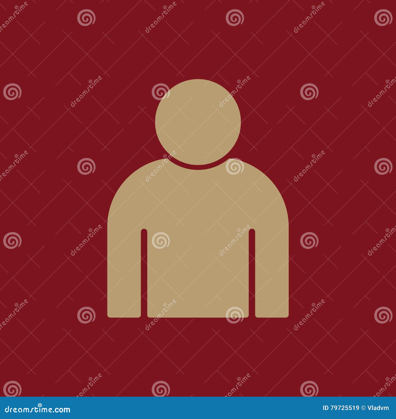 The Avatar Icon. Avatar Symbol Stock Vector - Illustration of model ...