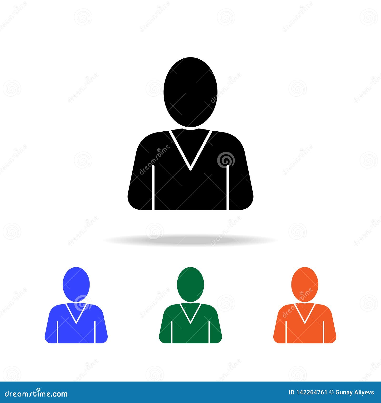 Avatar Icon. Elements of Simple Web Icon in Multi Color. Premium ...