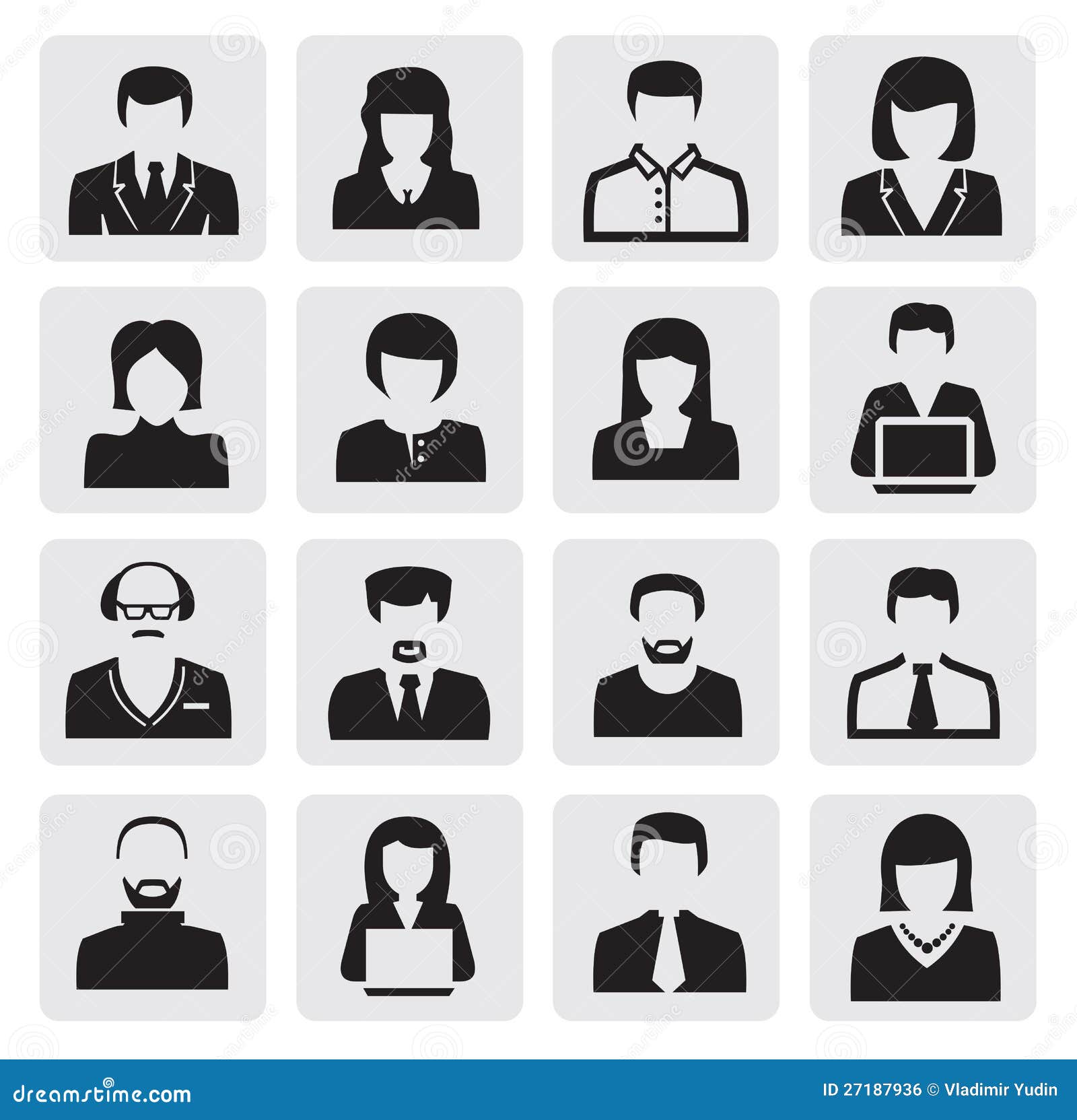 Avatar Icons -- Gelbox Series Cartoon Vector | CartoonDealer.com #227815601