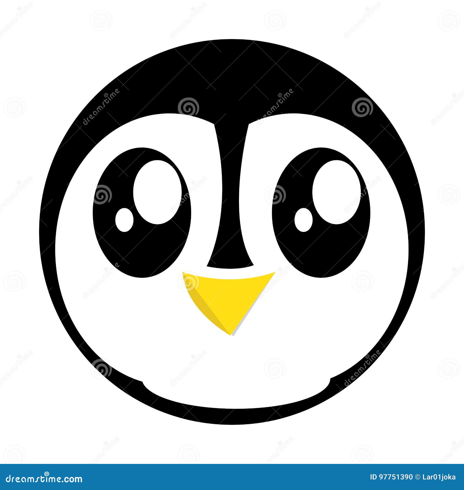 Avatar of penguin stock vector. Illustration of cartoon - 97751390