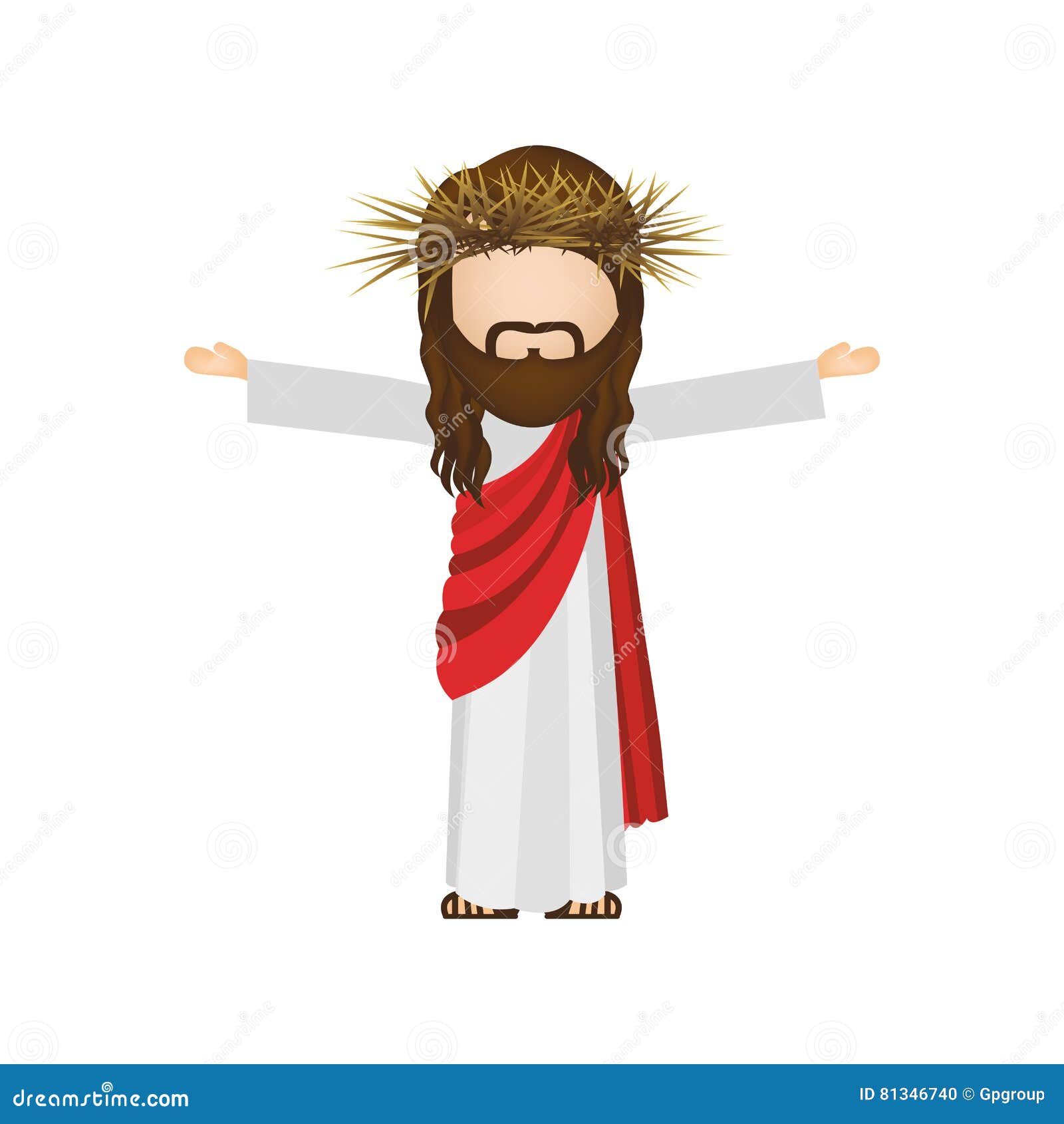 Avatar Religious Design of Jesus Christ Stock Illustration ...