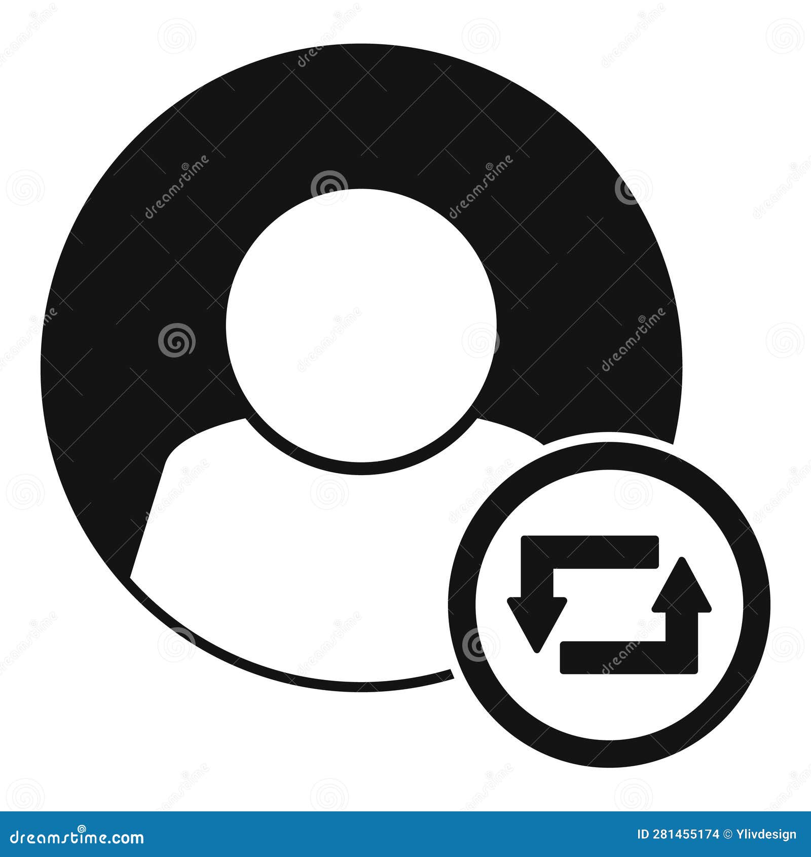 Avatar Repost Icon Simple Vector. Report Chart Stock Vector ... Avatar Repost Icon Simple Vector. Report Chart Stock Vector ...