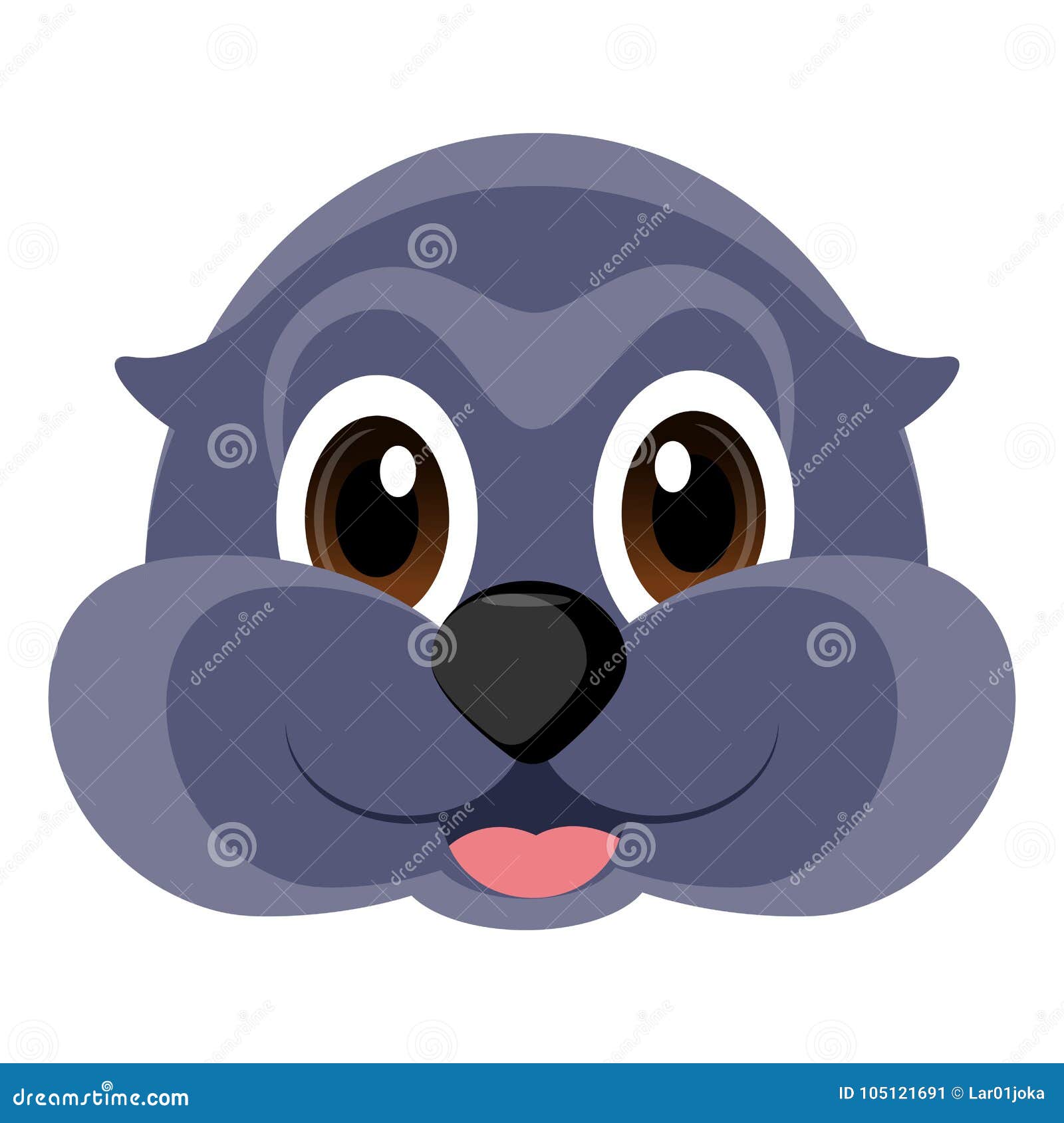 Avatar of a seal stock vector. Illustration of avatar - 105121691