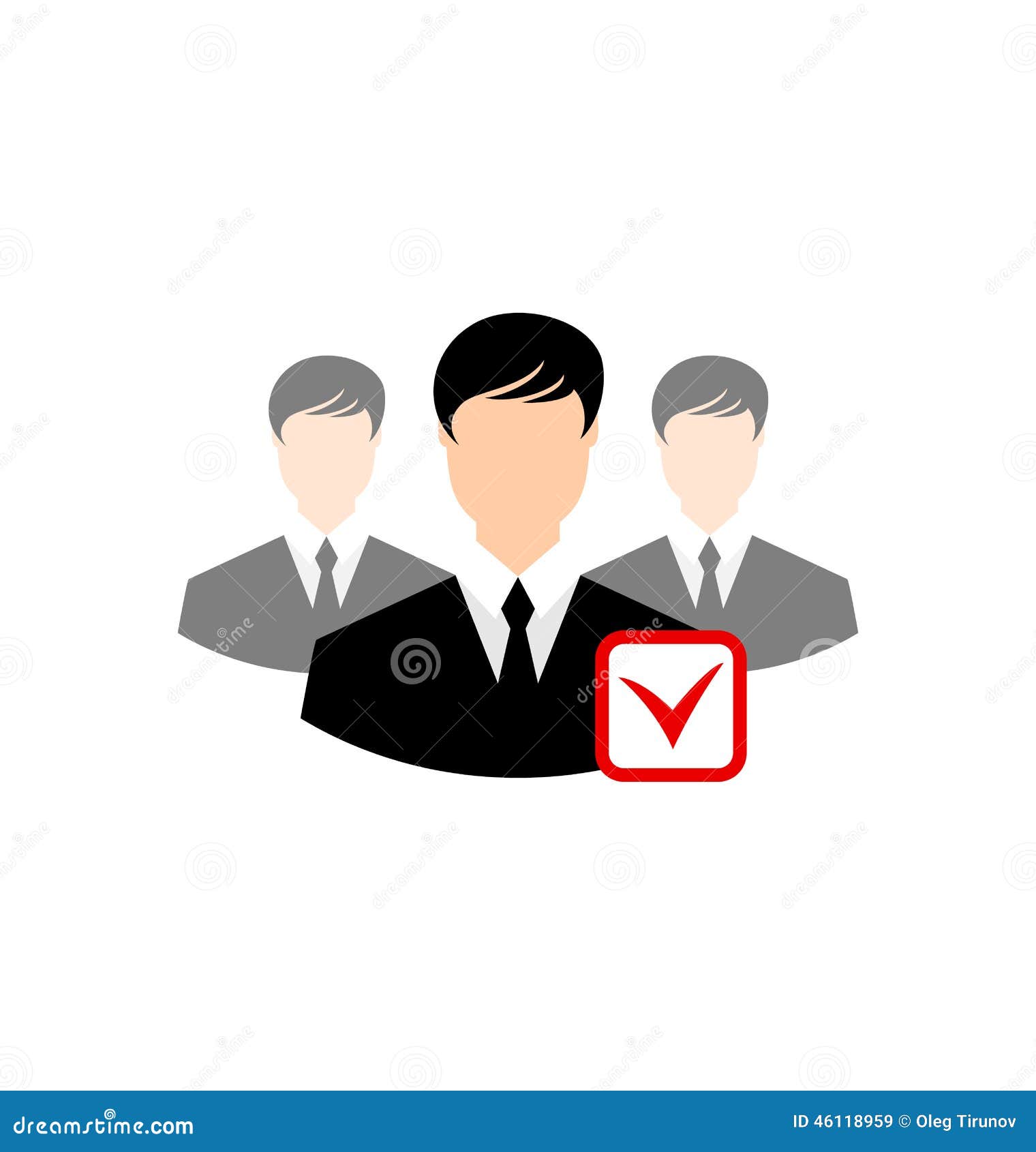 Avatar Set Front Portrait Office Employee Team for Web Design Ap Stock ...