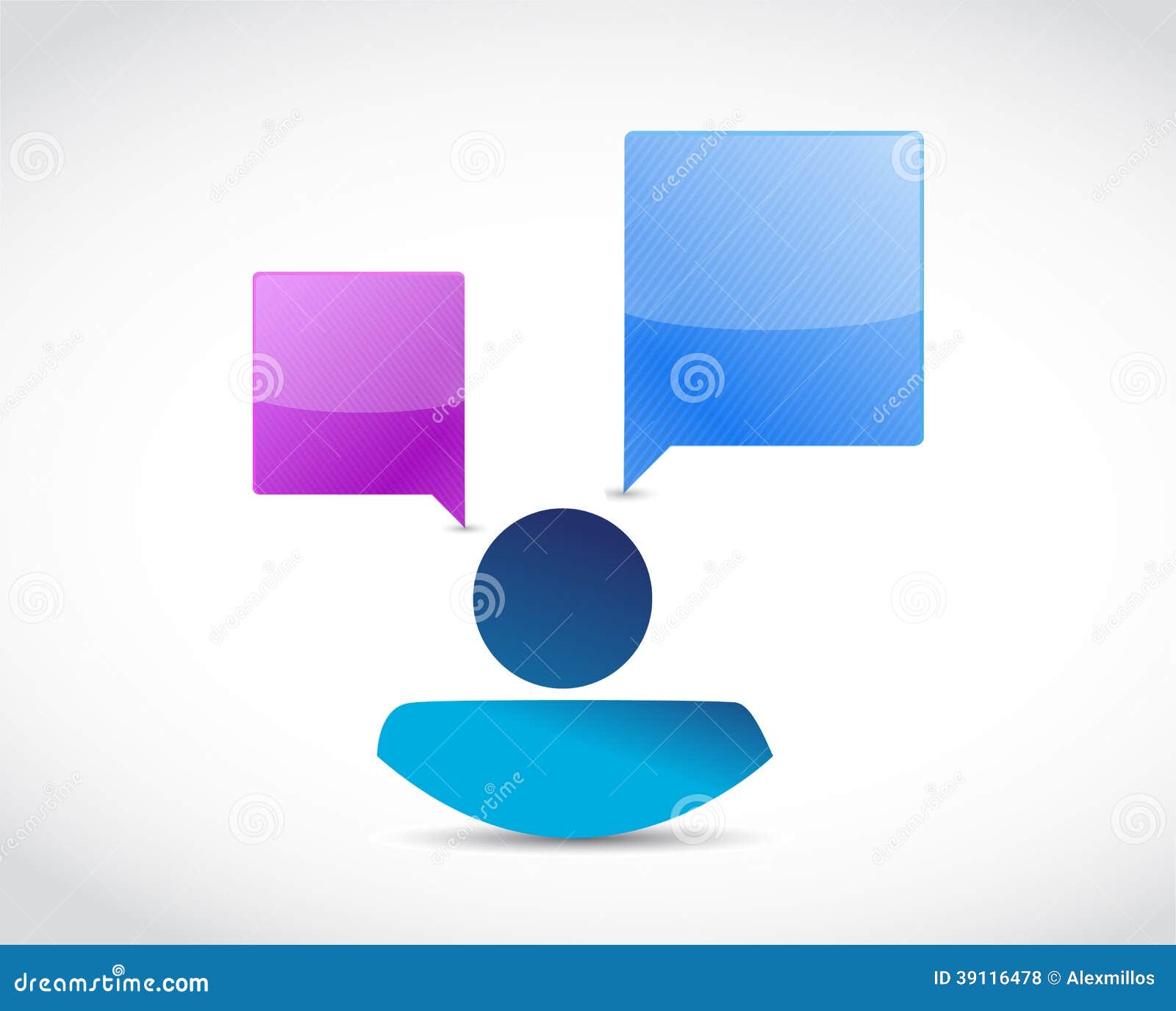 Avatar Speech Communication Illustration Stock Illustration ...
