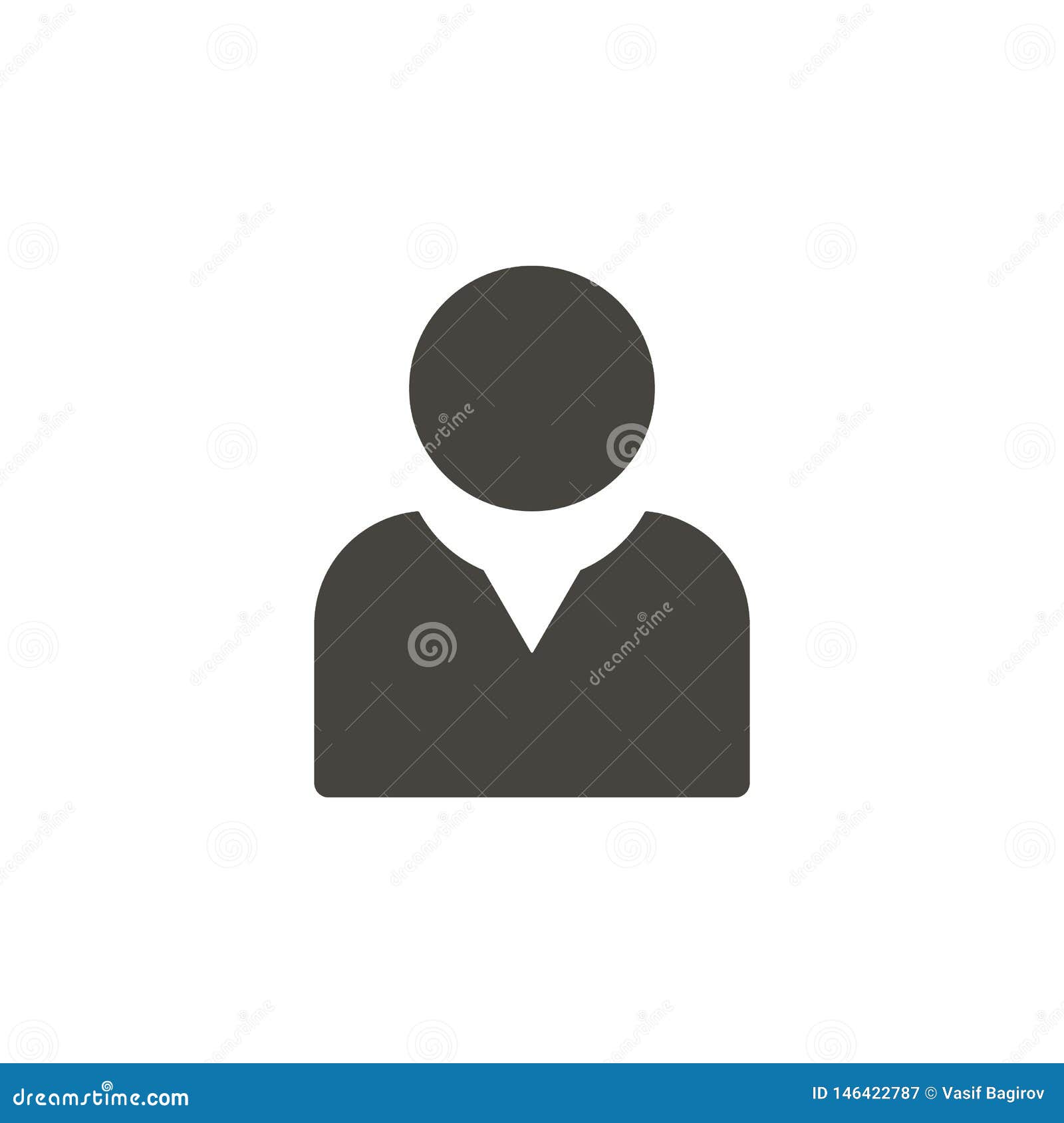 Avatar, User Vector Icon. Simple Element IllustrationAvatar, User ...