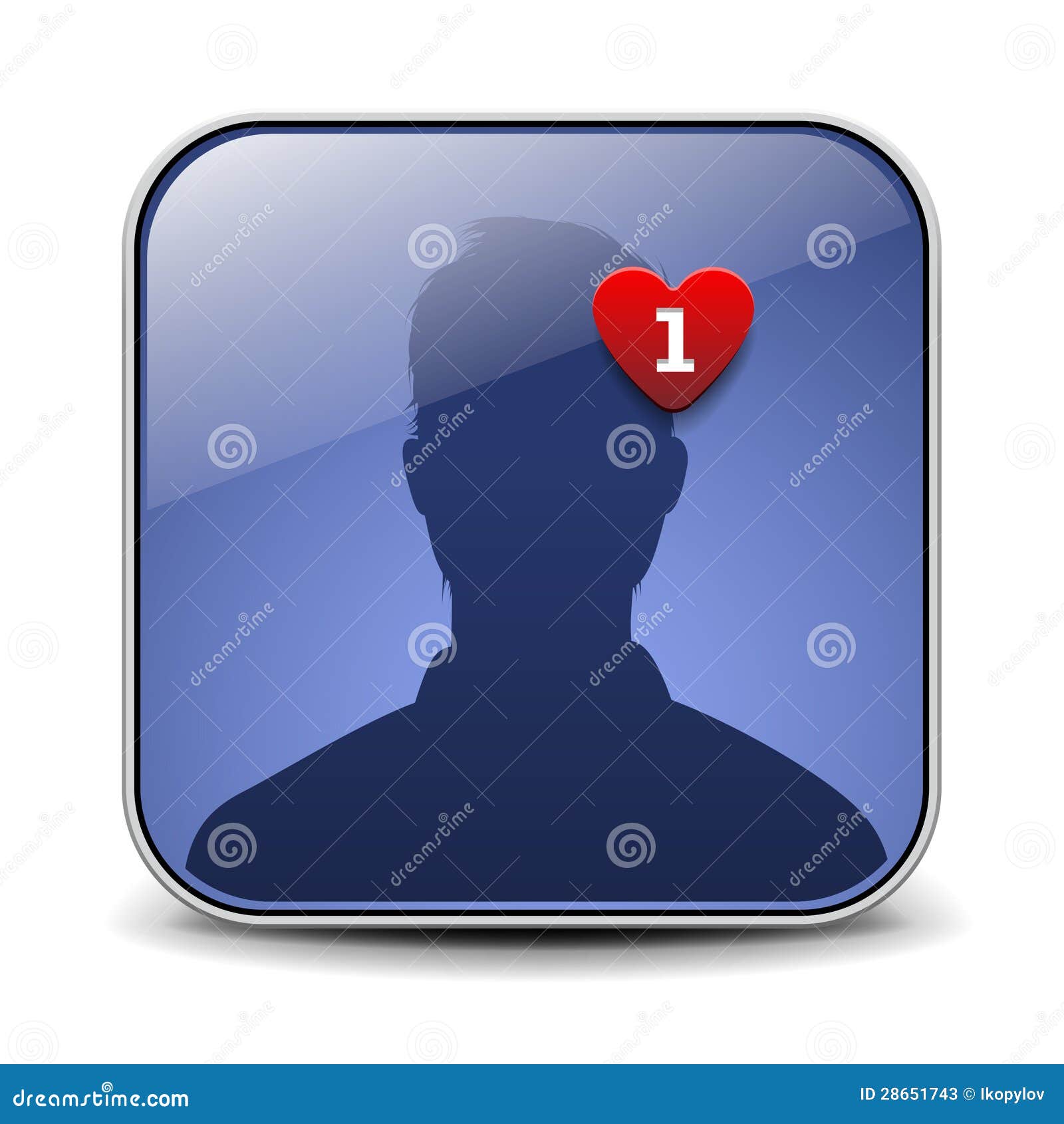 Avatar Van De Gebruiker Pictogram Vector Illustratie - Illustration of ...