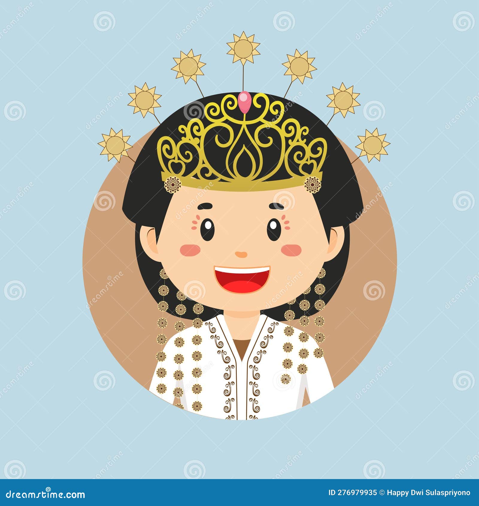Avatar of a West Java Indonesian Character Stock Vector - Illustration ... Avatar of a West Java Indonesian Character Stock Vector - Illustration ...