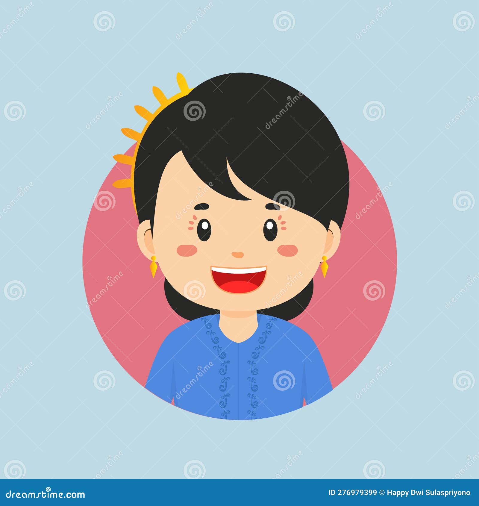 Avatar of a West Java Indonesian Character Stock Vector - Illustration ... Avatar of a West Java Indonesian Character Stock Vector - Illustration ...
