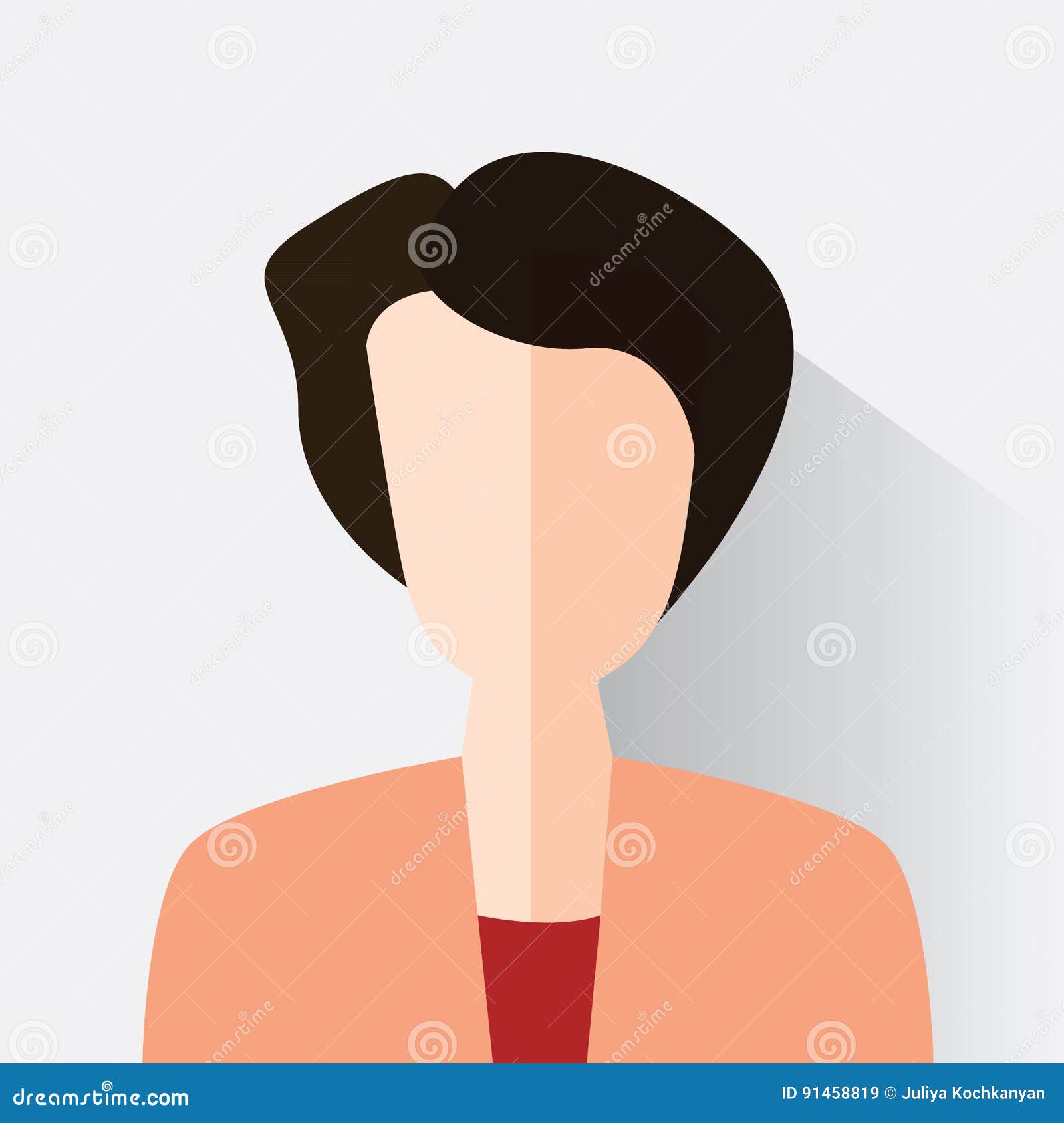 Avatar Woman Cartoon Vector Illustration | CartoonDealer.com #79336966