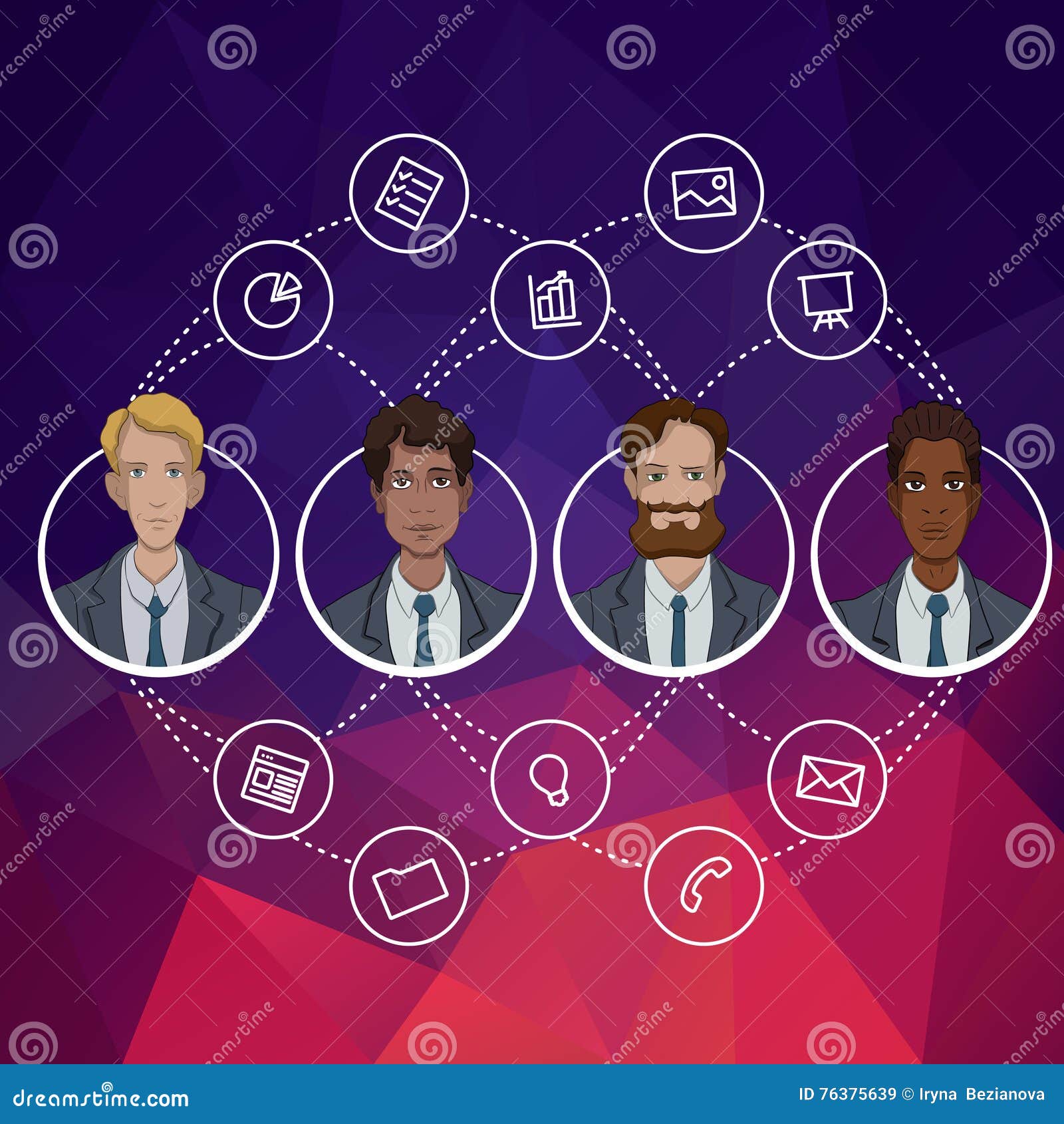 Managers Cartoon Characters Set1. 2 Vector Illustration | CartoonDealer ...