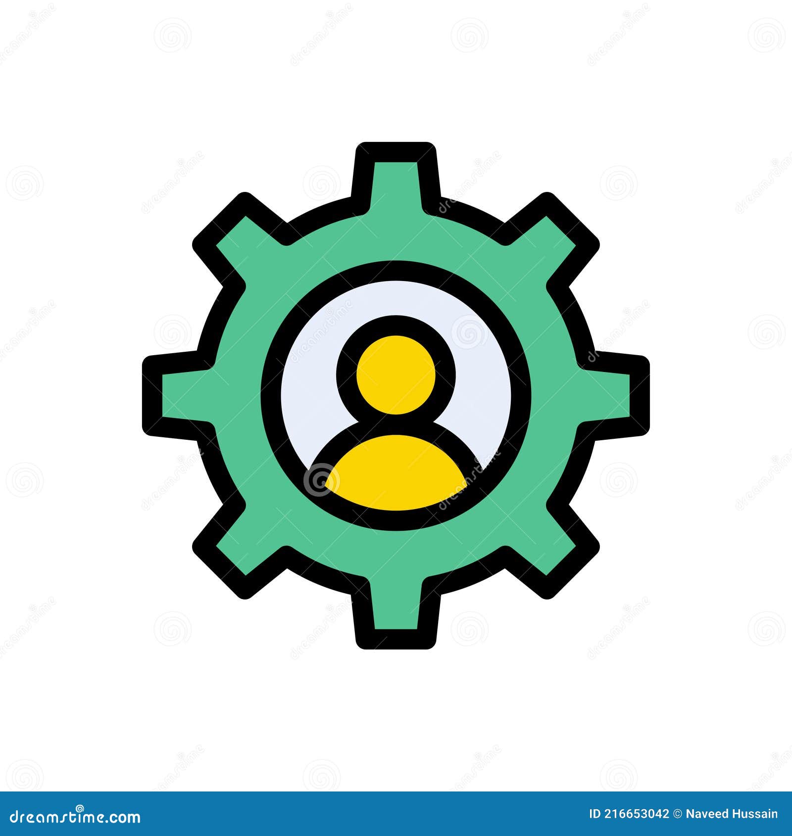 Avater stock vector. Illustration of circle, technical - 216653042