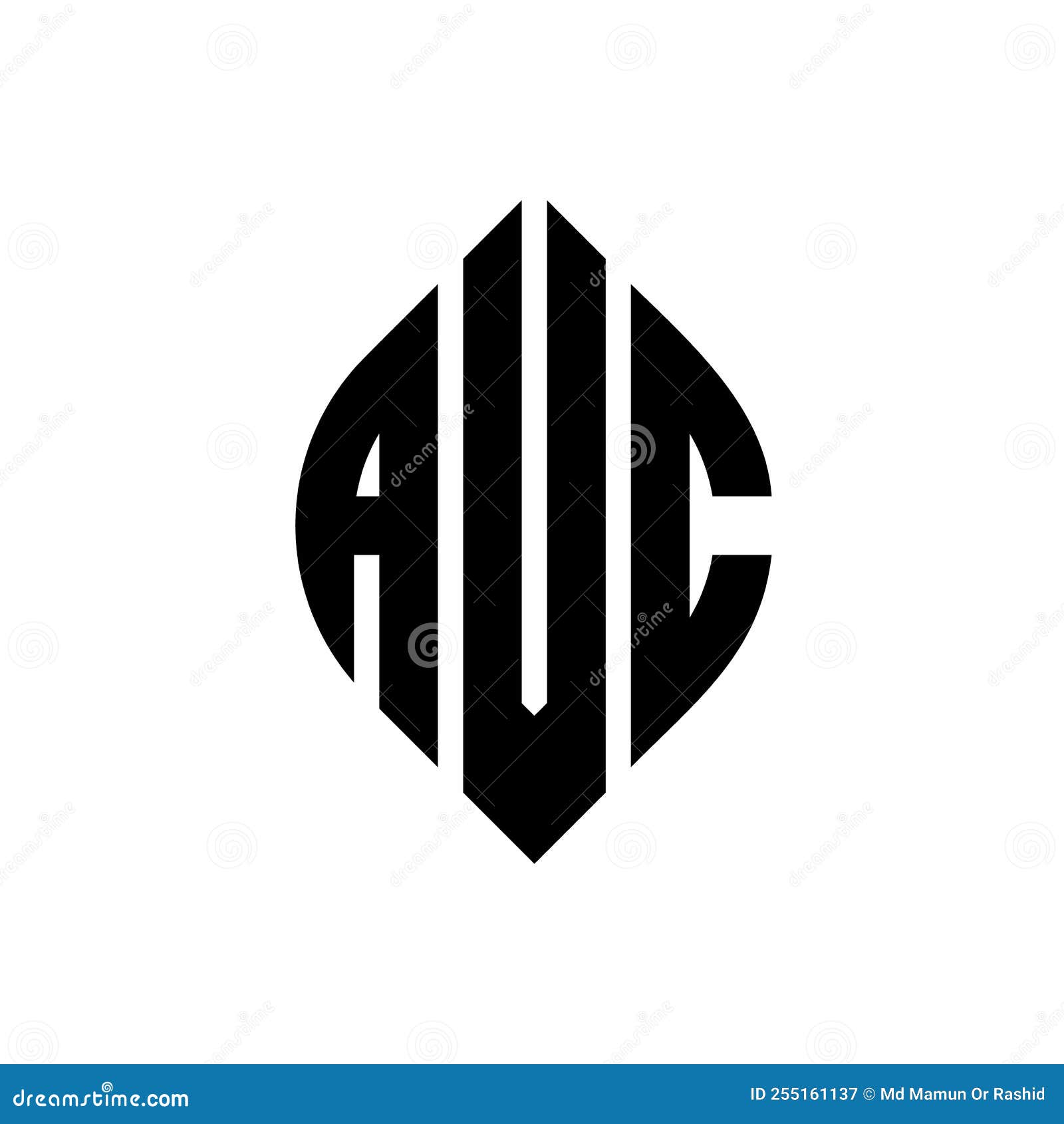 AVC Circle Letter Logo Design with Circle and Ellipse Shape. AVC ...