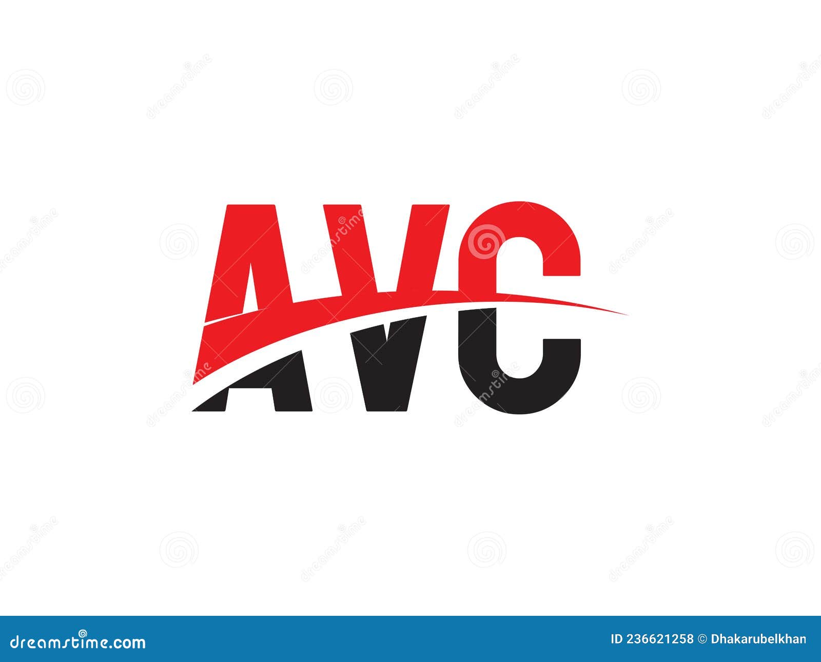 AVC Letter Initial Logo Design Vector Illustration Stock Vector ...