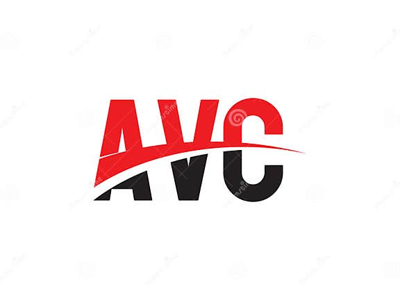 AVC Letter Initial Logo Design Vector Illustration Stock Vector ...