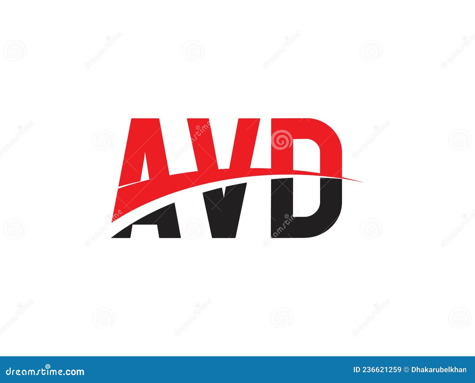 AVD Letter Initial Logo Design Vector Illustration Stock Vector ...