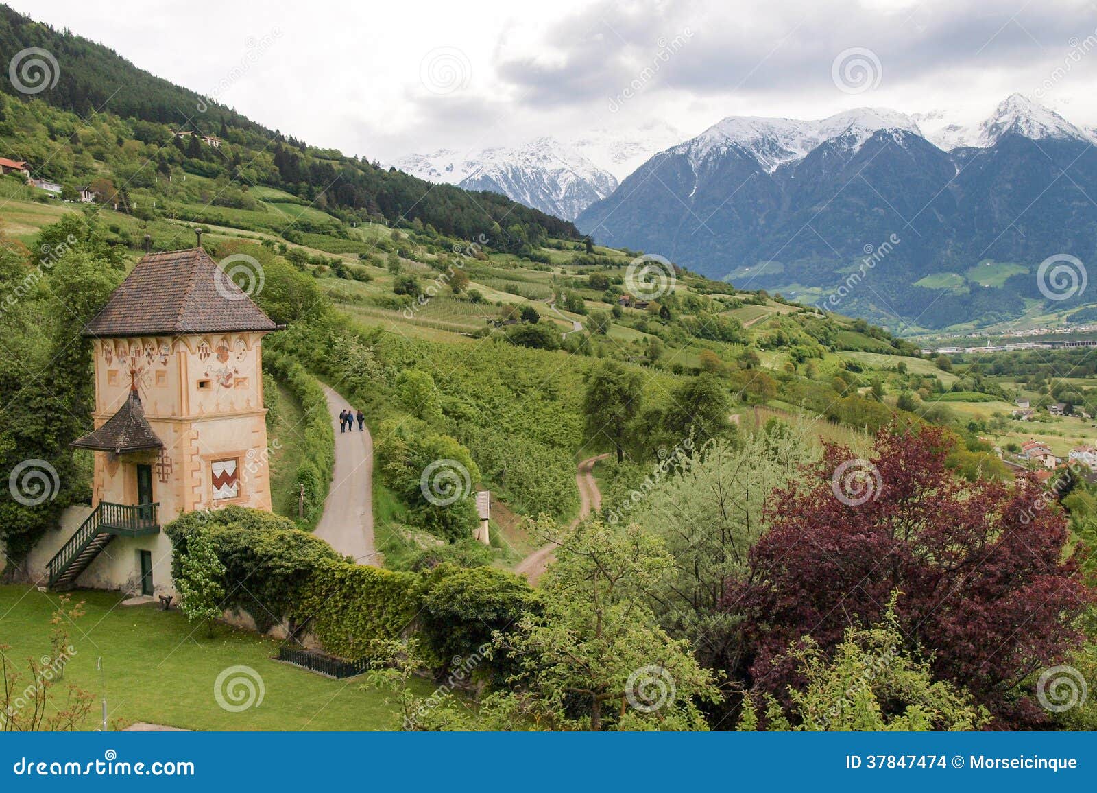 Avelengo BZ stock photo. Image of high, natural, italian - 37847474