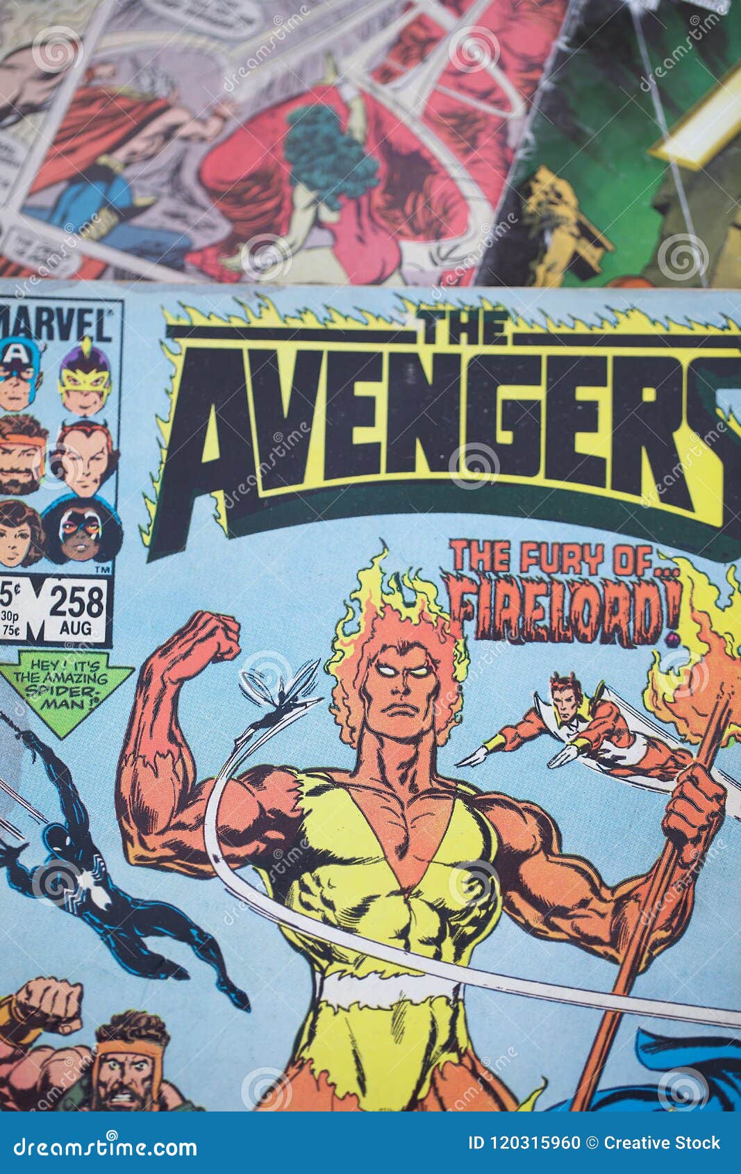 Avengers Marvel Comics Superhero Editorial Image - Image of artist ...