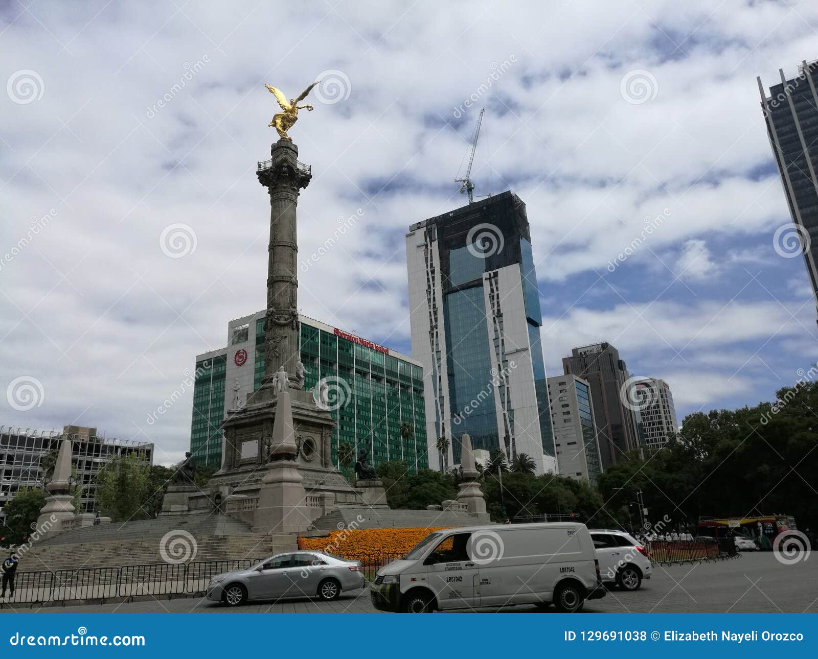 Avenida de Reforma foto de archivo editorial. Imagen de ciudad - 129691038