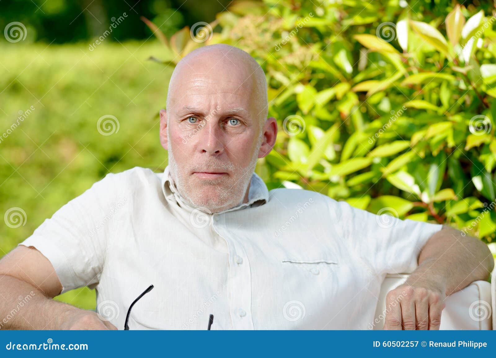 Average Age Man Looks Camera Stock Image - Image of spiteful, face ...