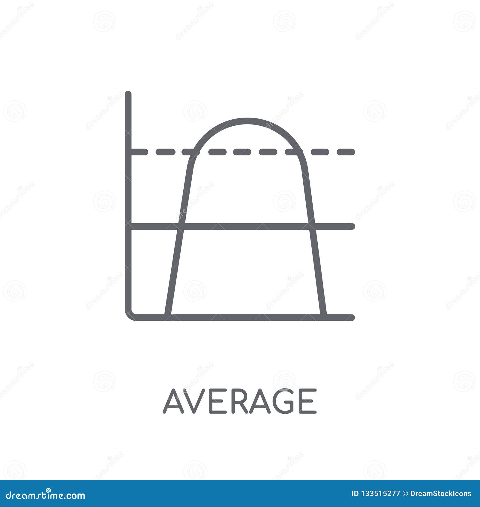 Average (arithmetic Mean) Icon. Trendy Average (arithmetic Mean) Logo ...