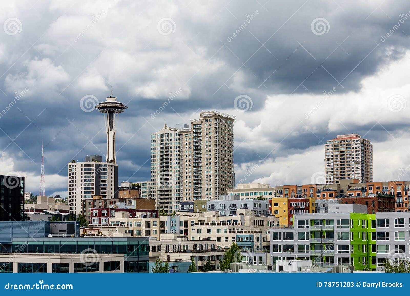 Average Day in Seattle editorial stock photo. Image of landmark - 78751203