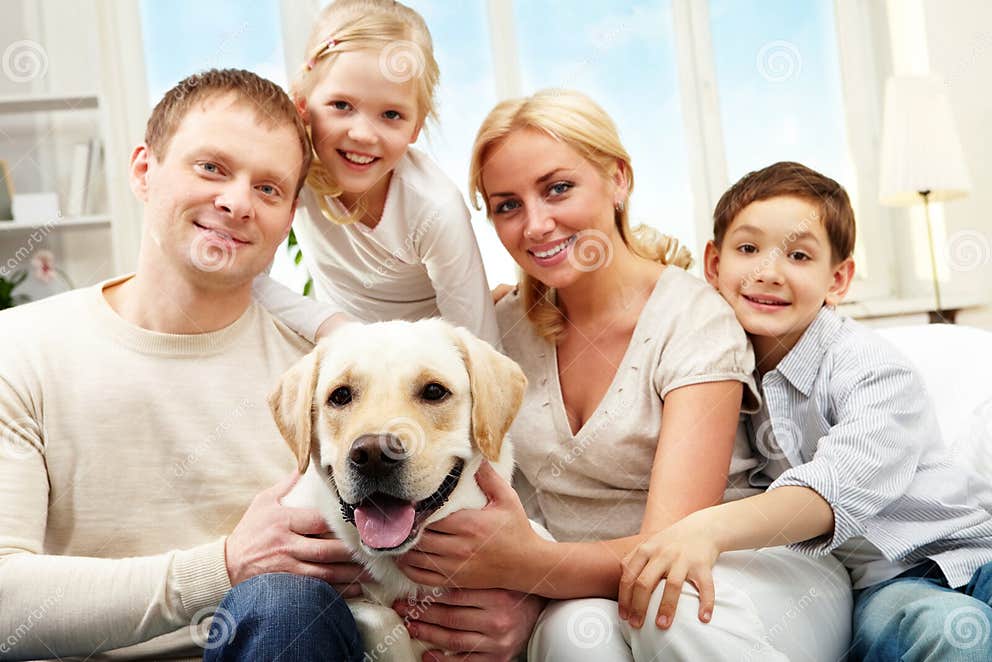 Average family stock image. Image of portrait, people - 18591617