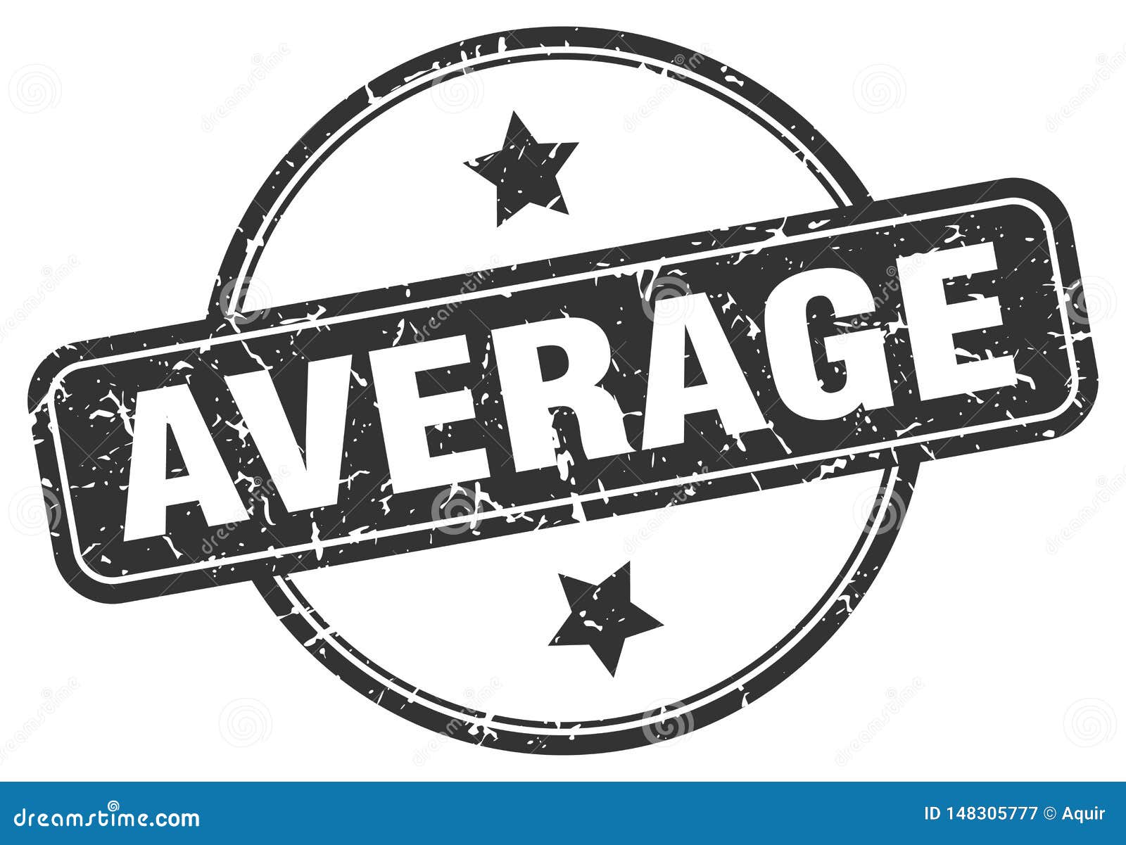 Average stamp stock vector. Illustration of round, circle - 148305777