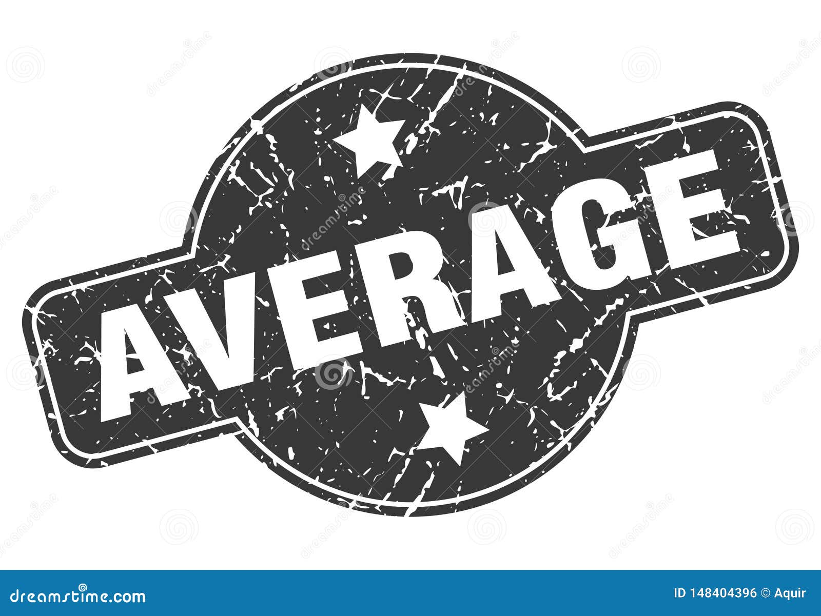 Average stamp stock vector. Illustration of vector, round - 148404396