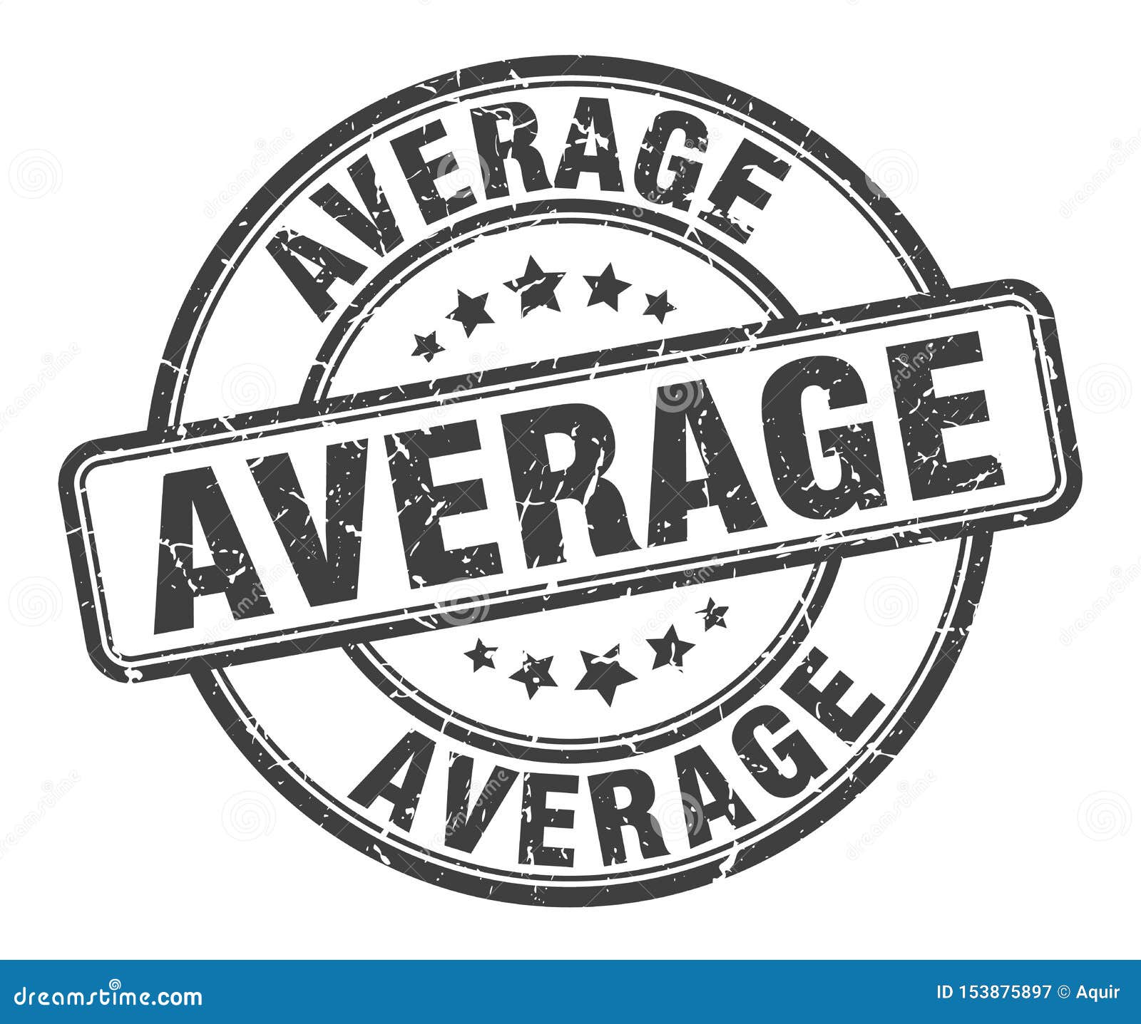Average stamp stock vector. Illustration of element - 153875897