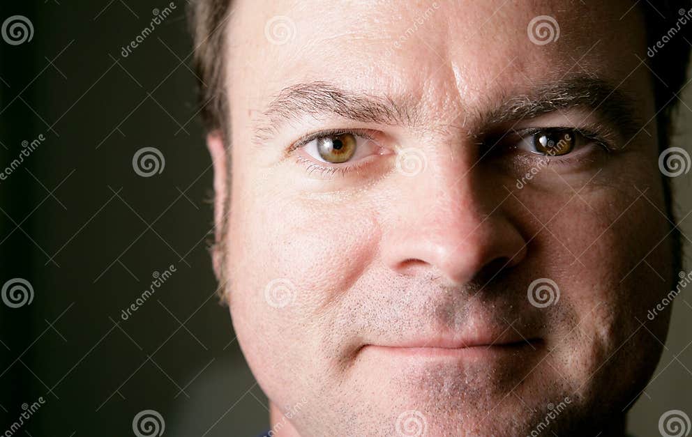 Average Guy Closeup stock image. Image of regular, pores - 1257061